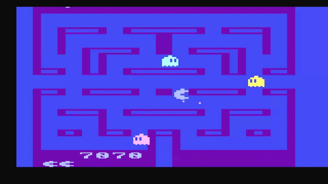 ATARI 2600 Alien Pac Man PACMAN ELEMENTS Rev 2 by PacMan Plus Alien ...