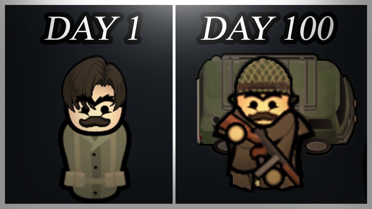 Rimworld at War 100 Days Timelapse - YouTube