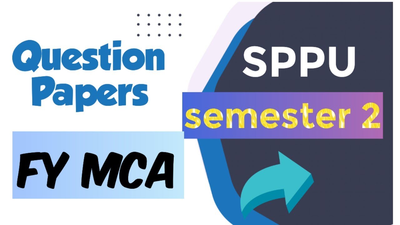 Fy MCA semester 2 | All Subjects Quetion papers 📄 | SPPU #exams # ...