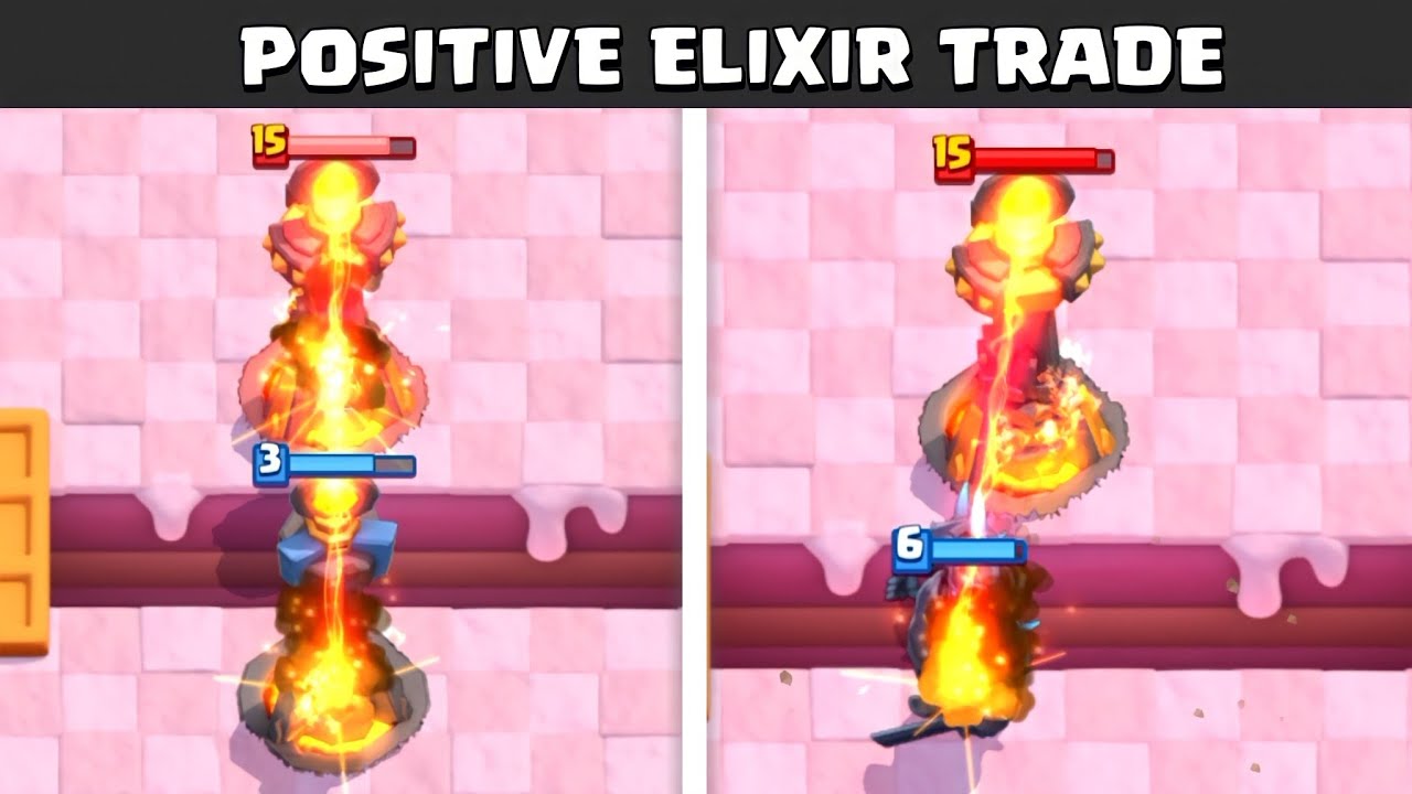 POSITIVE ELIXIR TRADE - Clash Royale - YouTube