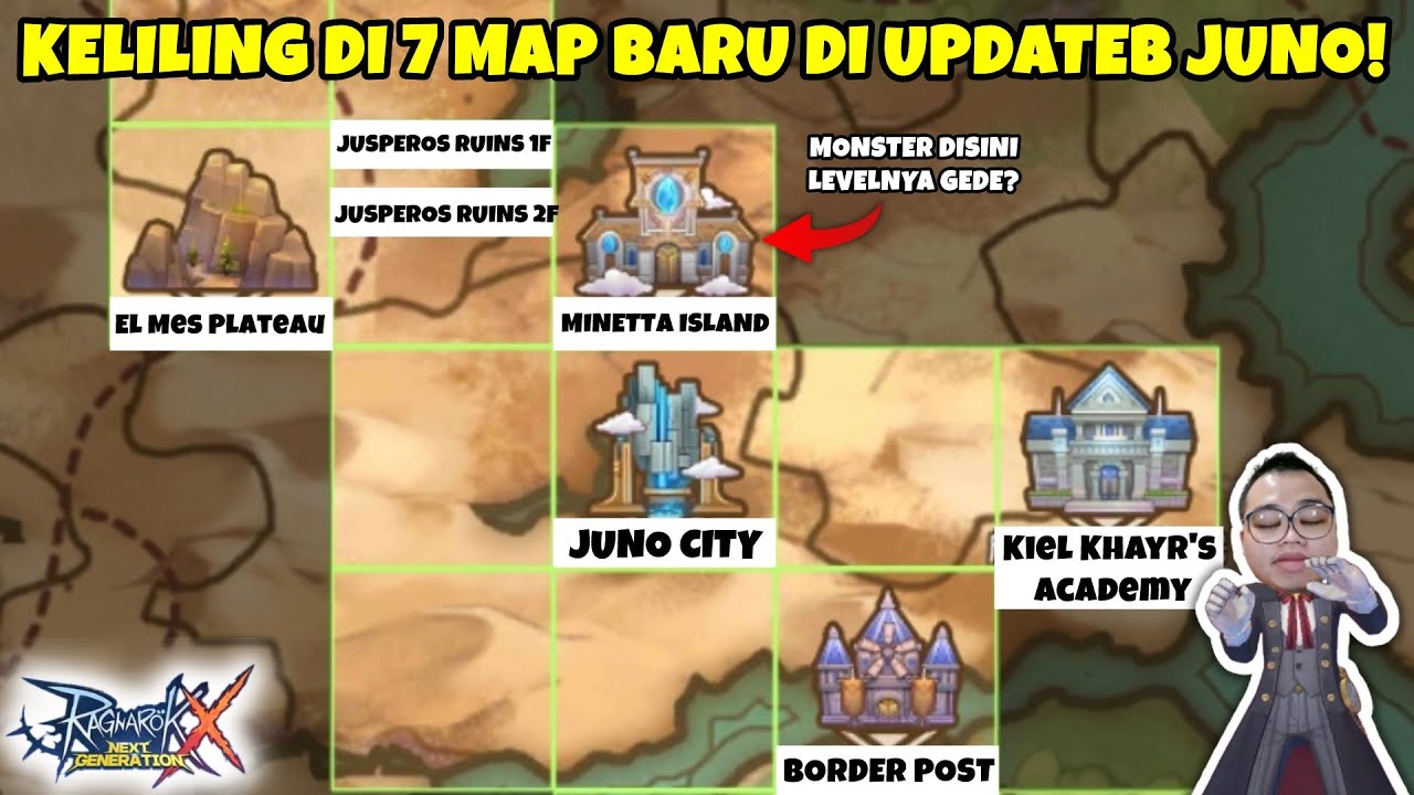 BOCORAN 7 MAP BARU DI UPDATE JUNO! MONSTERNYA NGERI? | RAGNAROK X NEXT ...