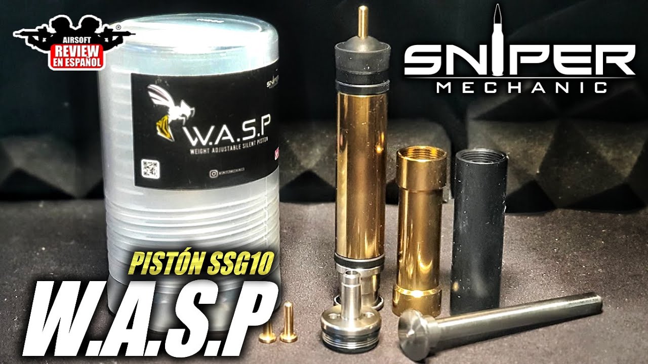 Pistón W.A.S.P VSR10 o SSG10 de SNIPER MECHANICS | Airsoft Review en ...