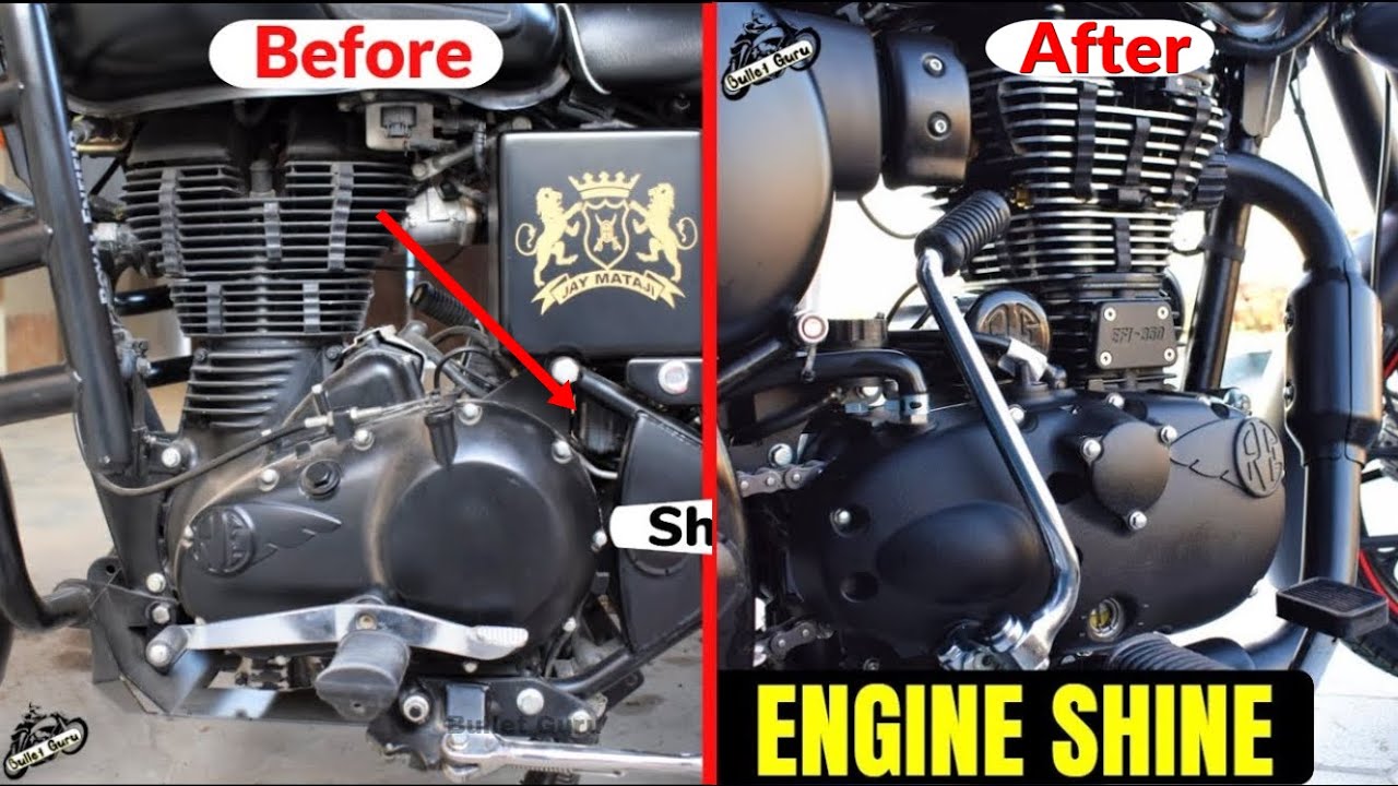 BLACK ENGINE Clean, Shine & Protect | Protect Black Engine Paint from ...