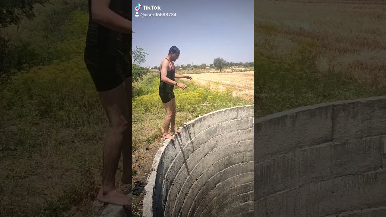 Jump in deep well - YouTube