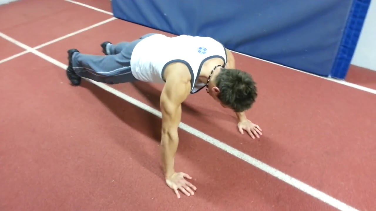 gainage dynamique genou axe croisé - YouTube