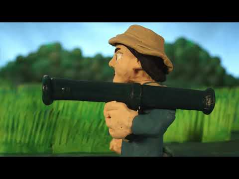 Vietnam War in clay