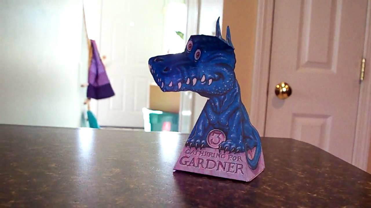 Paper Dragon Optical Illusion - YouTube