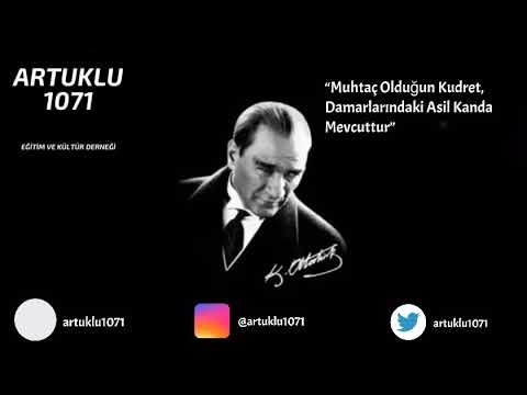 “Muhtaç Olduğun Kudret,Damarlarındaki Asil Kanda Mevcuttur.”