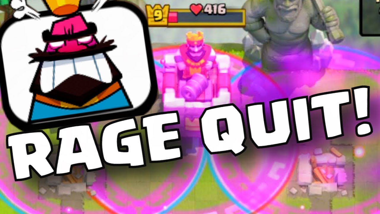 Clash Royale | A facut rage quit! + mini chest opening - YouTube