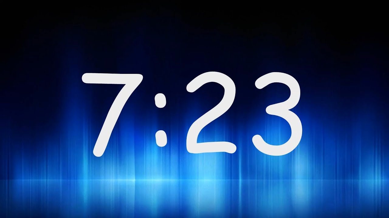 7 23 Minutes Timer Countdown From 7min 23sec YouTube