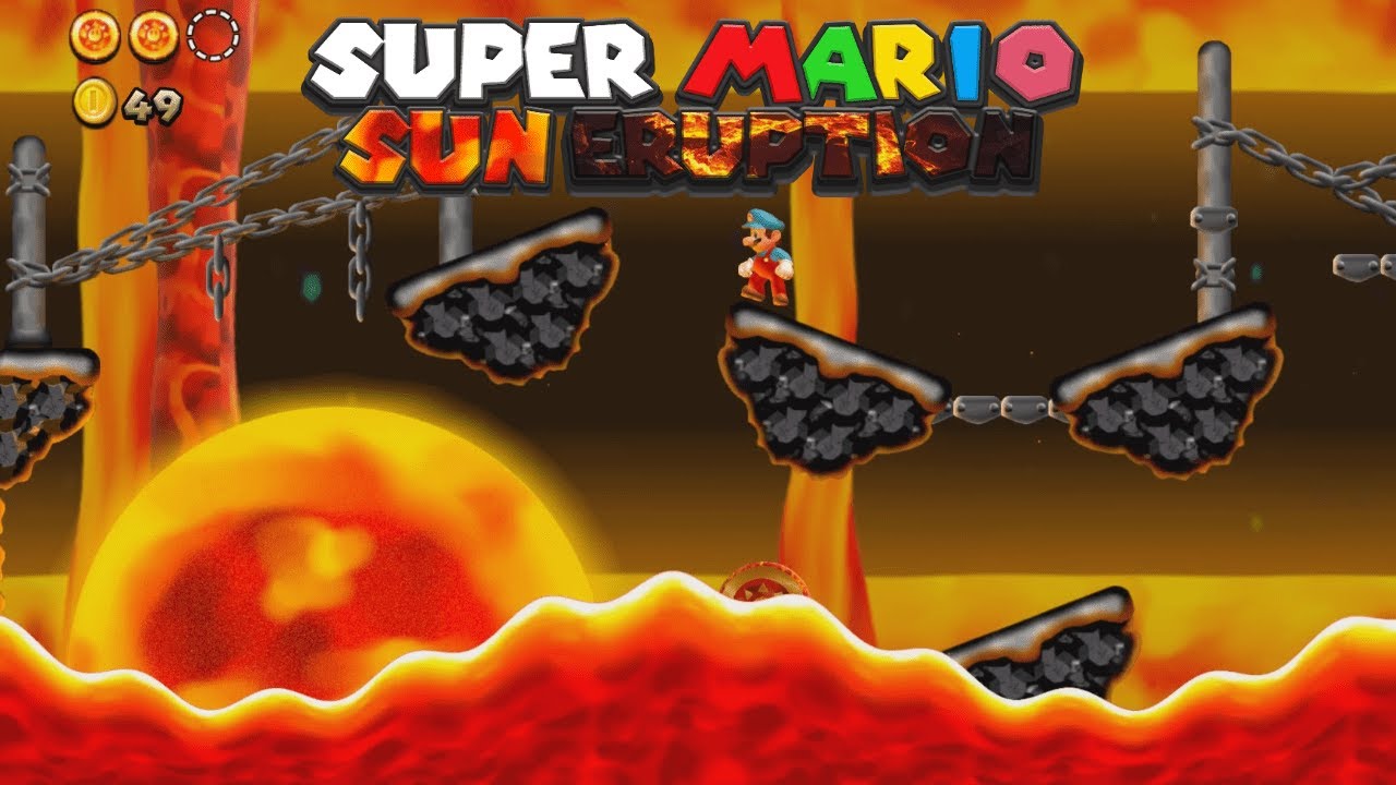 Super Mario Sun Eruption v.2.0 #2 Walkthrough 100% - YouTube