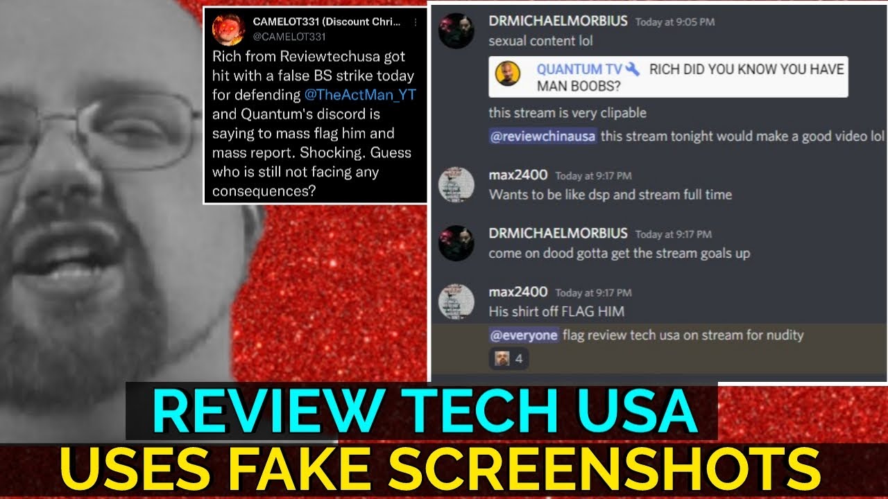 Review Tech USA Uses Fake Screenshots - YouTube
