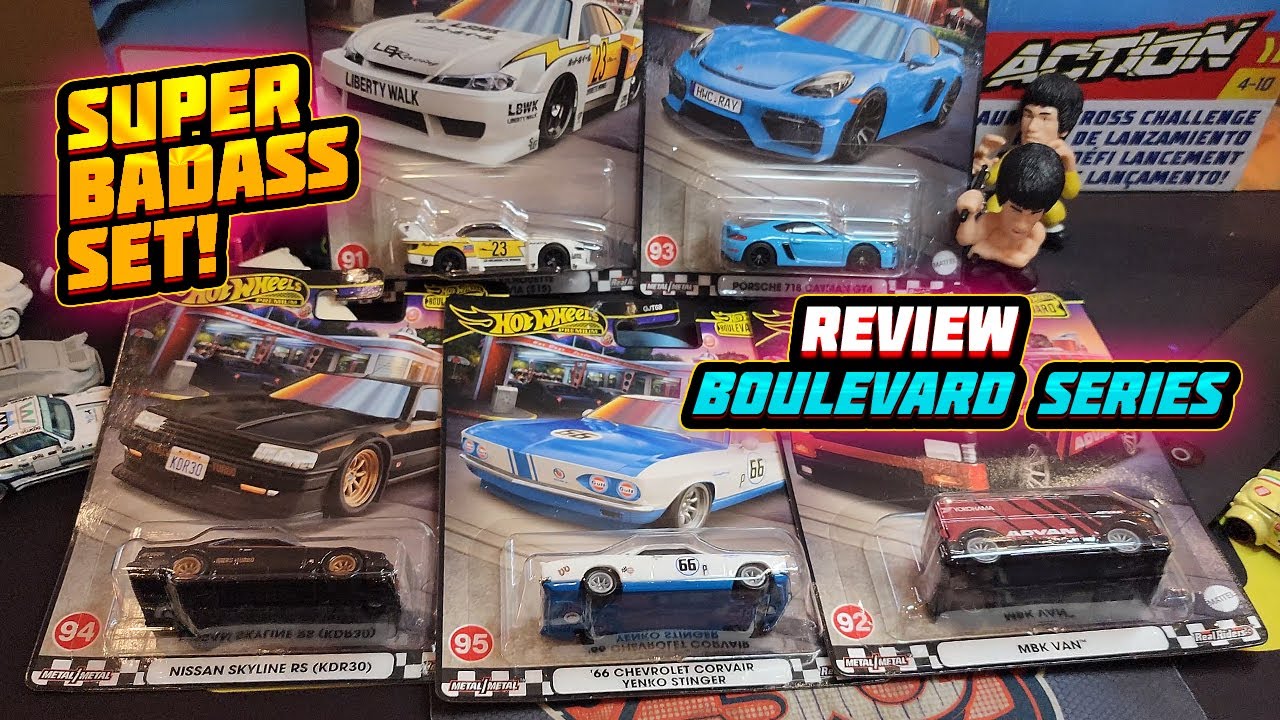 REVIEW Hotwheels Boulevard Series | Super Badass Set - YouTube