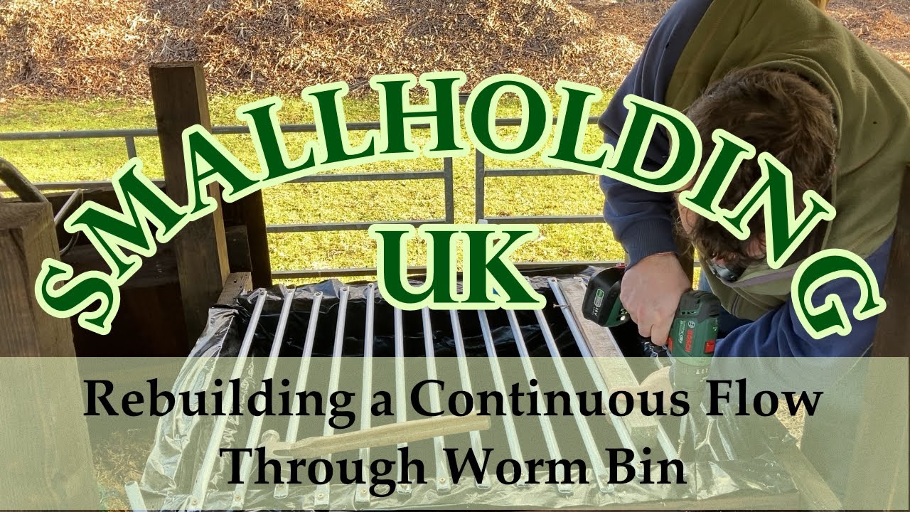 Rebuilding a Continuous Flow Through (CFT) Worm Bin | Vermicomposting ...