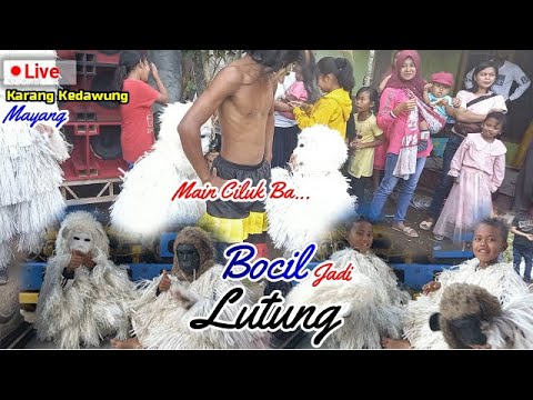 🙈BOCIL JADI LUTUNG | DRUMBAND CAN MACANAN MAONG REMAJA DI KARANG KEDAWUNG-MAYANG