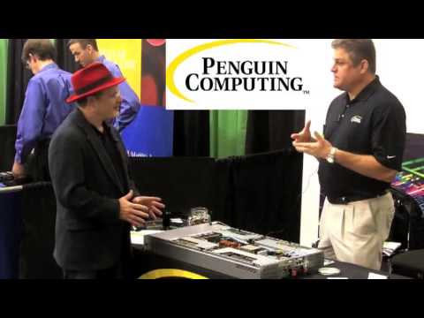 Penguin Computing Showcases High Density Relion 2808GT GPU Server - YouTube
