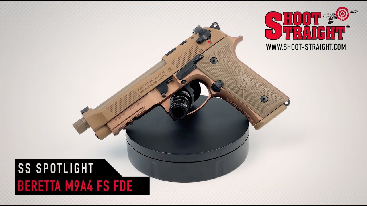 Beretta M9A4 G Full Size FDE 9mm - Shoot Straight Spotlight - YouTube