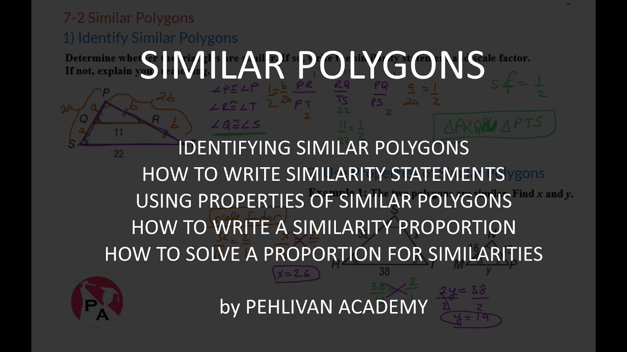 Similar Polygons HD (Geometry 7-2) - YouTube