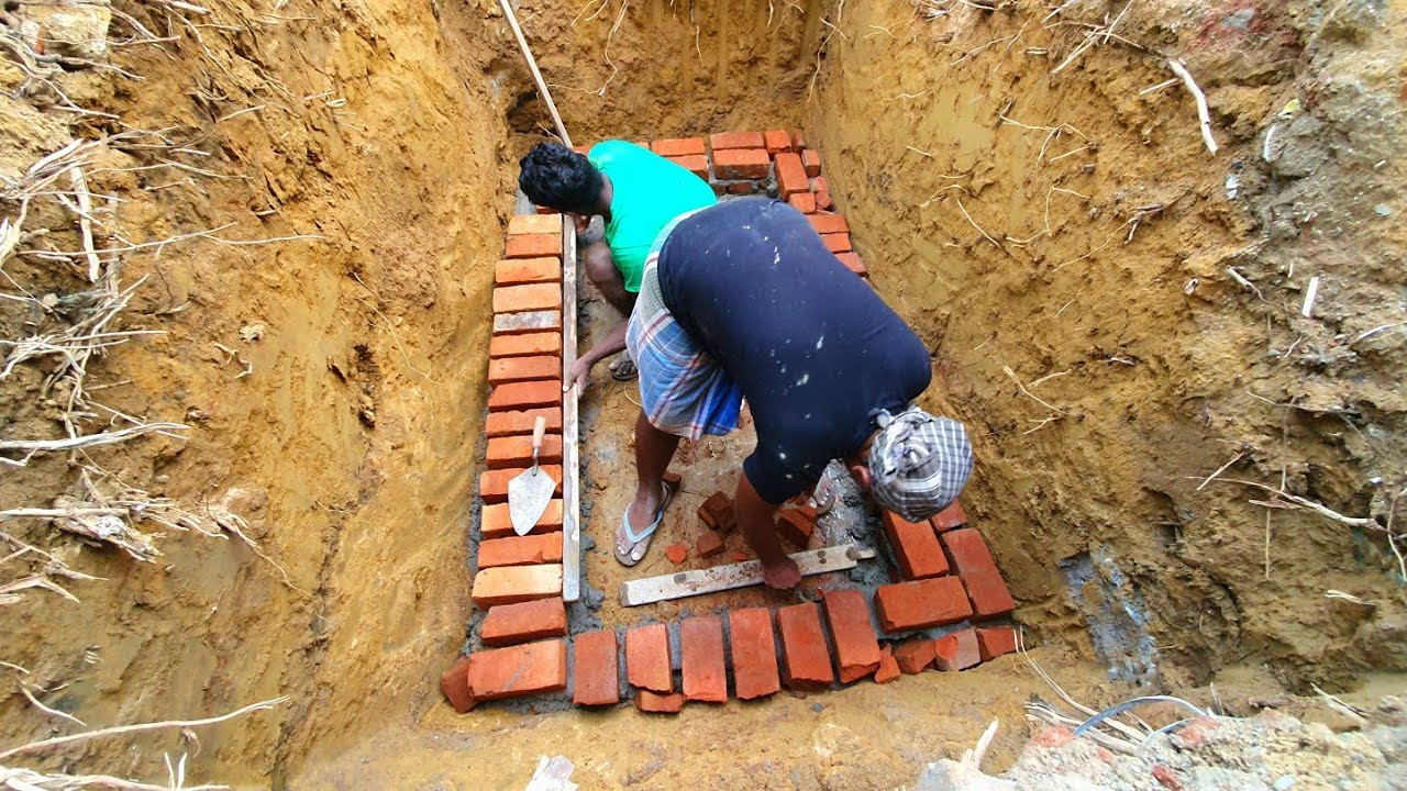 Construction Techniques of Septic Tank_Underground Brick SepticTank ...