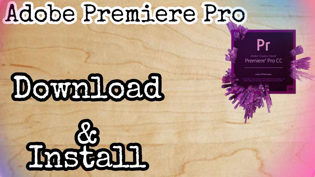 Adobe Premiere Pro Download & Install - YouTube