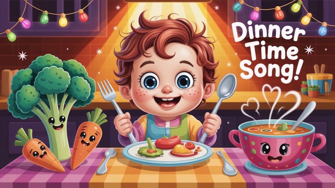 This Is the Way We Eat Dinner | Kids Dinner Time Song | Baby Songs ...