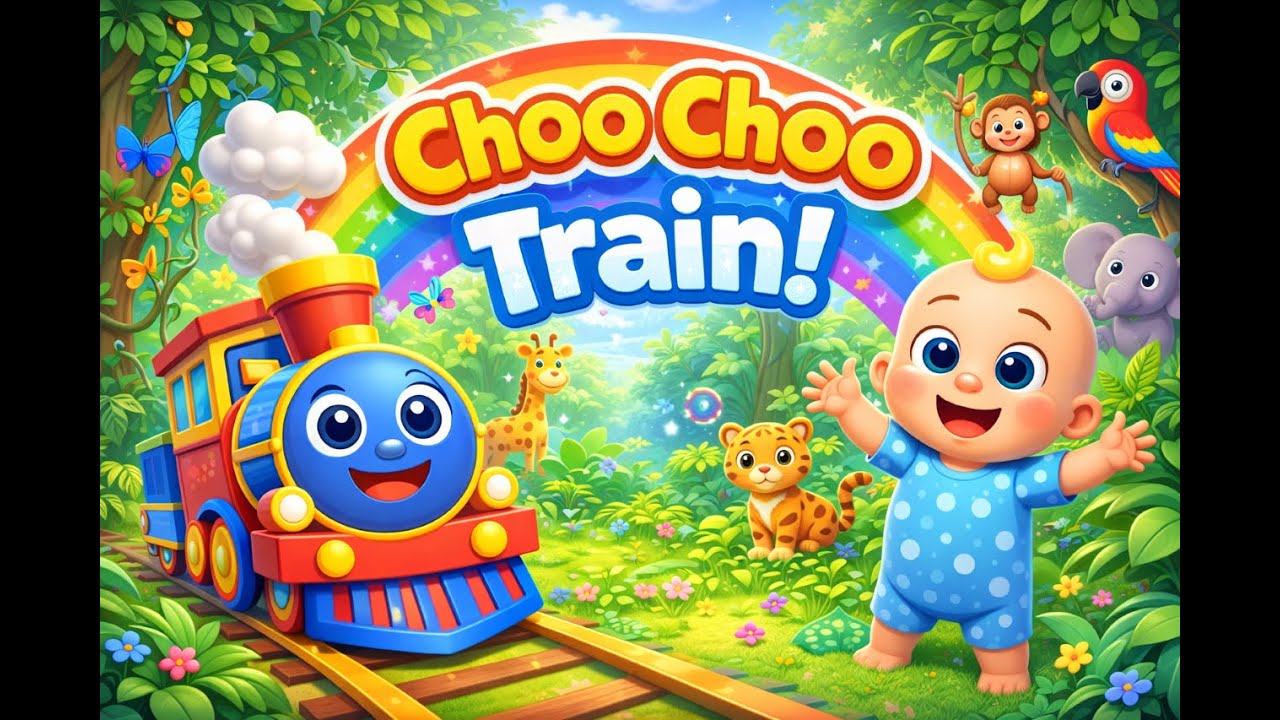 Choo Choo Train 🚂 | Fun Train Cartoon | Kids Songs & Nursery Rhymes ...