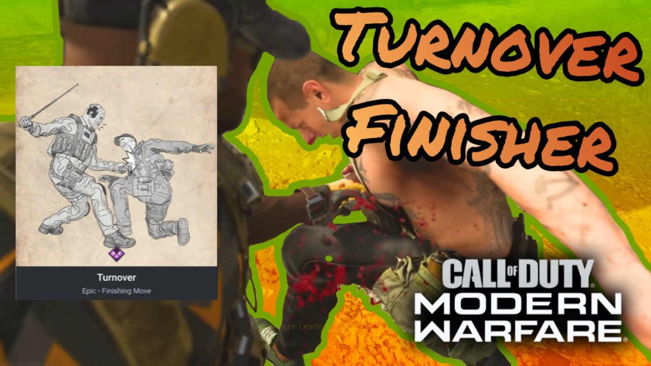 Turnover Finishing Move (TACTICAL HUMAN II BUNDLE) | Modern Warfare ...