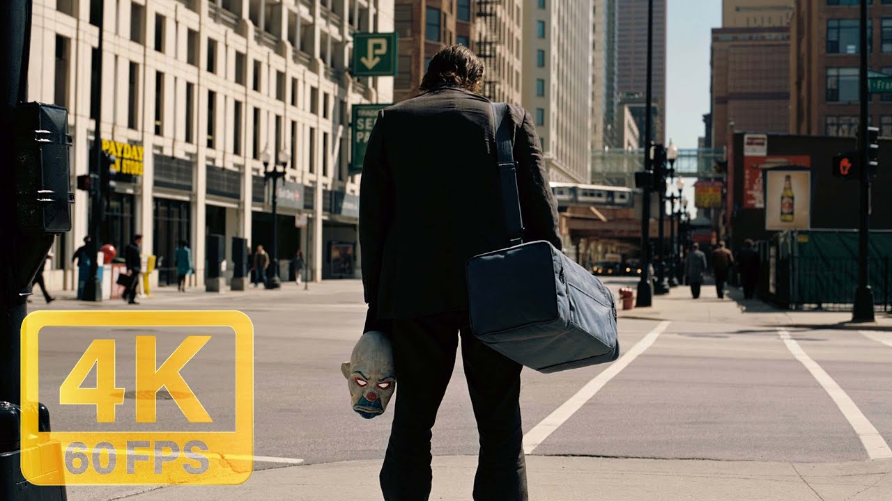 The Dark Knight - Bank Robbery Scene [4K 60FPS] (AI Upscale) - YouTube