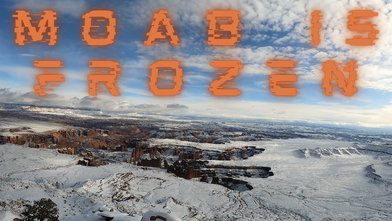 Moab is FROZEN...Living in my Jeep: Canyonlands!! - YouTube