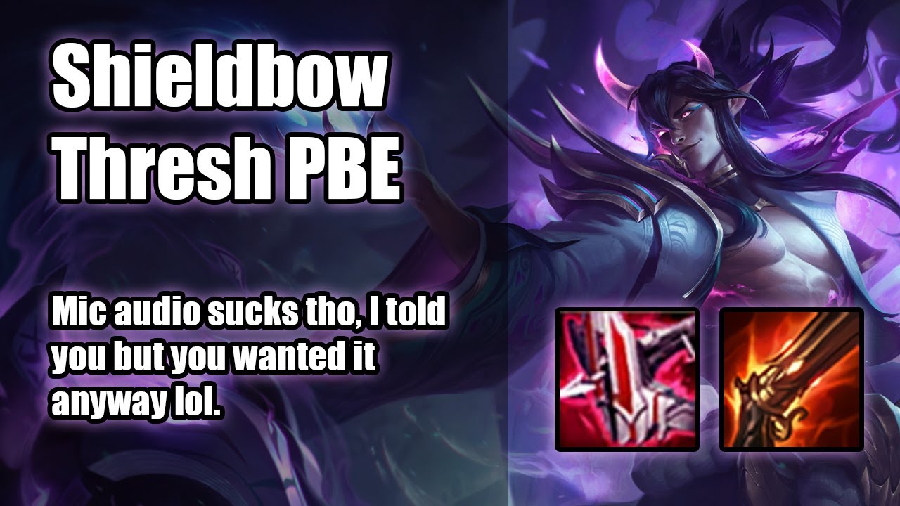 Immortal Shieldbow AD Thresh - PBE AD Spirit Blossom Thresh Top & ADC ...