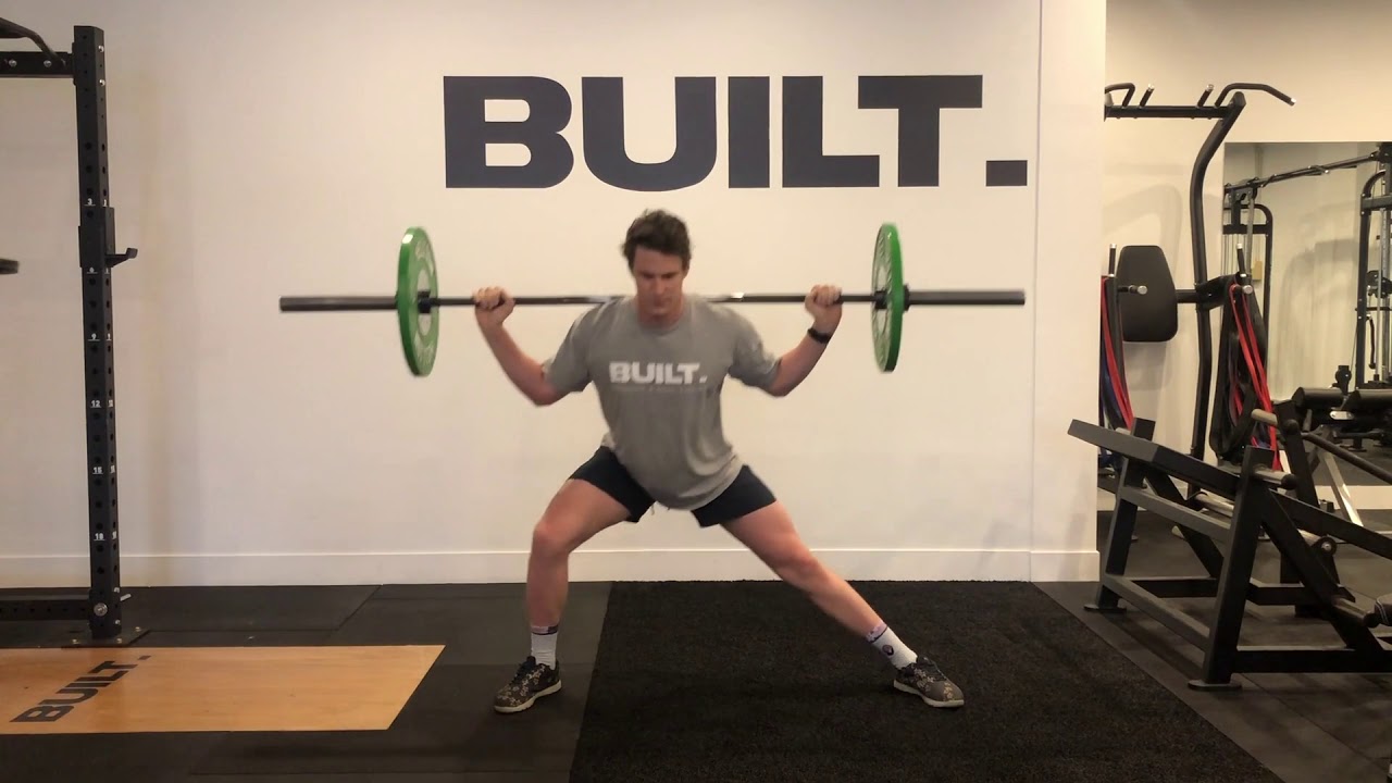 Barbell Lateral Lunges - YouTube