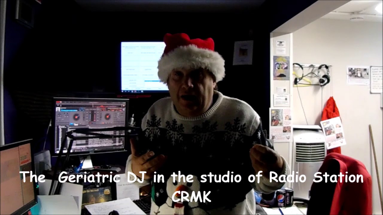 The Geriatric DJ in the studio of Radio Station CRMK - YouTube