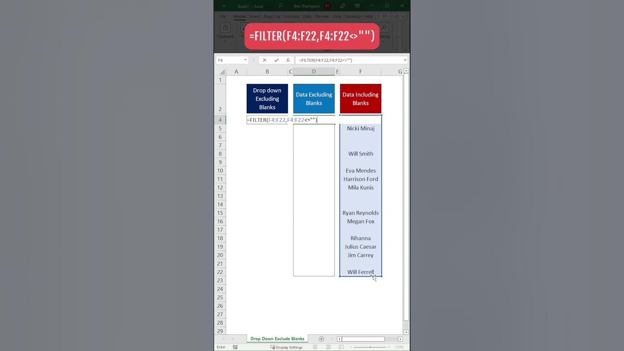Exclude Blanks From Excel Drop Down List shorts YouTube exclude-blanks-from-excel-drop-down-list-shorts-youtube