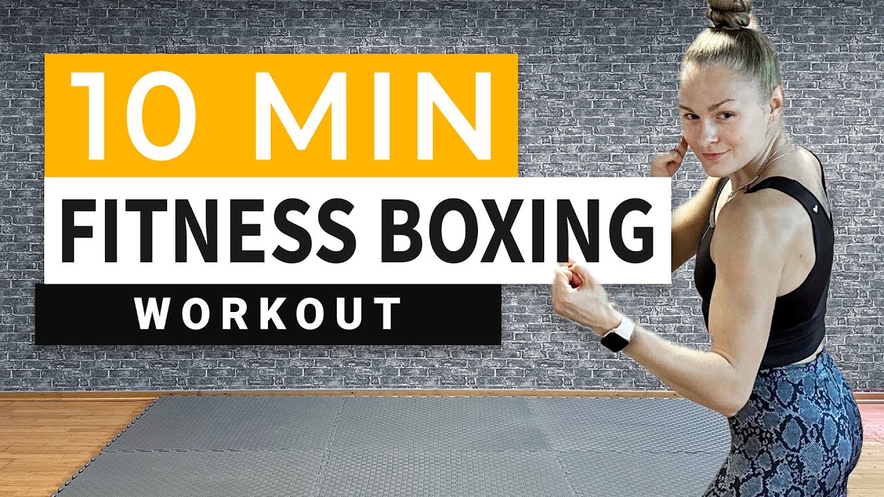 10MIN fitness boxing workout // with music// no talking - YouTube