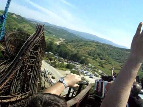Psyclone Rollercoaster POV at Six Flags Magic Mountain - YouTube