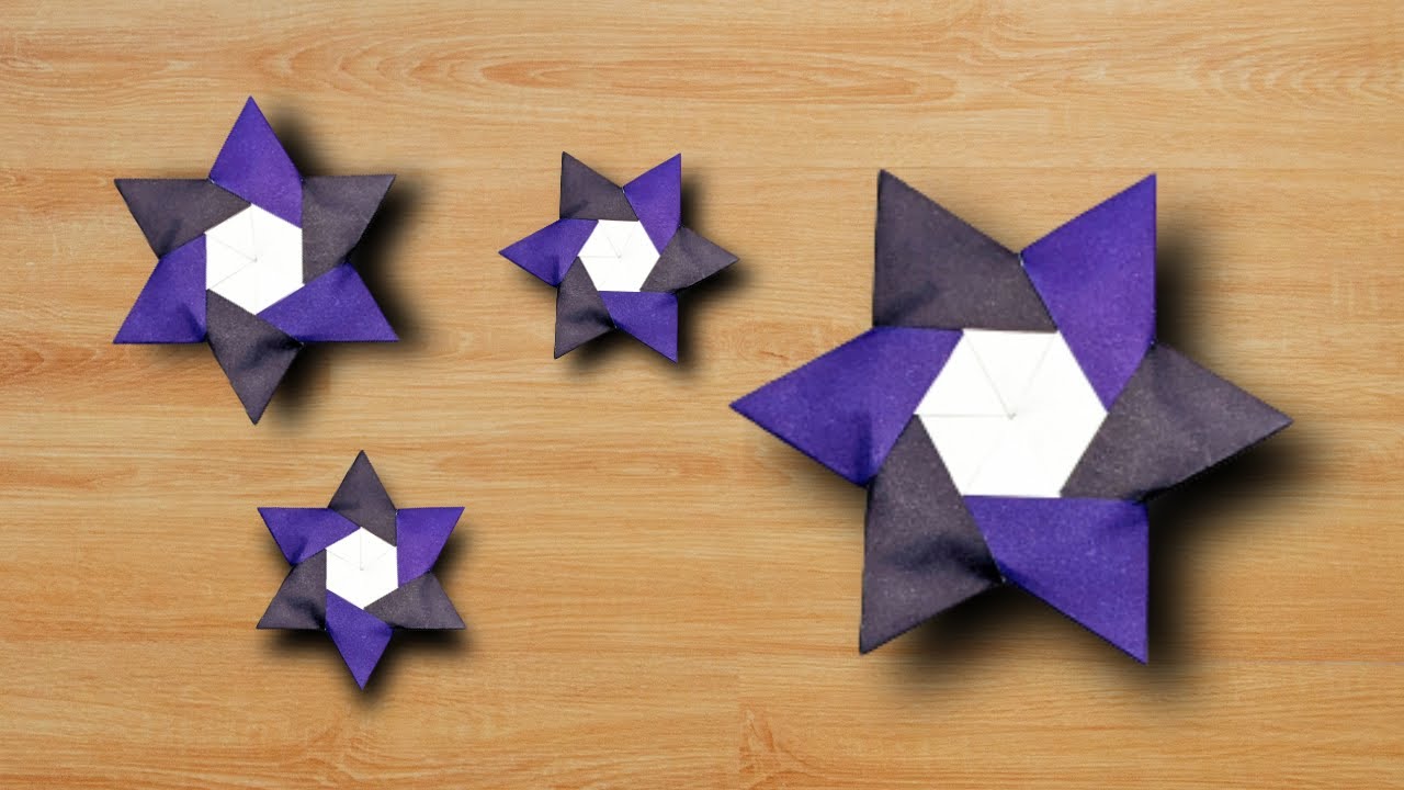 Origami Ninja Star Step by Step Easy to Make with Detailed Instruction ...