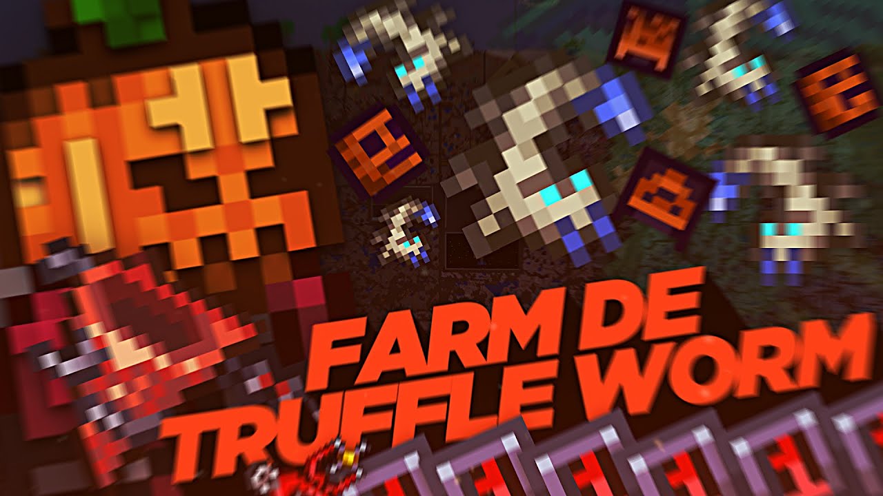 UMA FARM DE TRUFFLE WORM | TERRARIA MOBILE | LIVE ON - YouTube