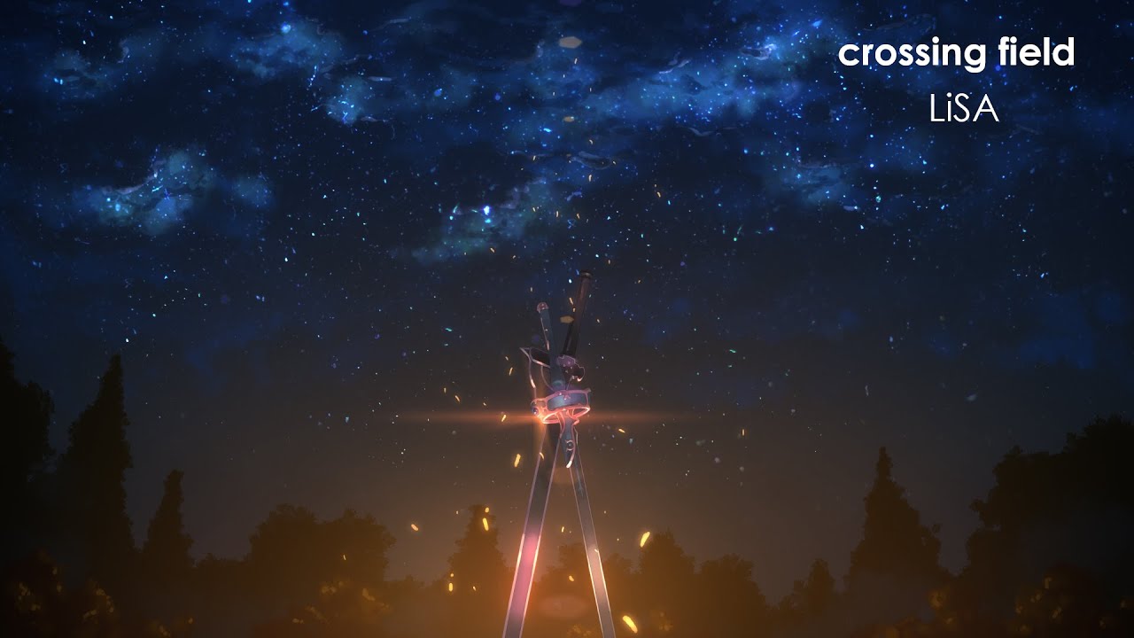 【Lyrics】Sword Art Online Opening Full 『crossing field』| LiSA - YouTube