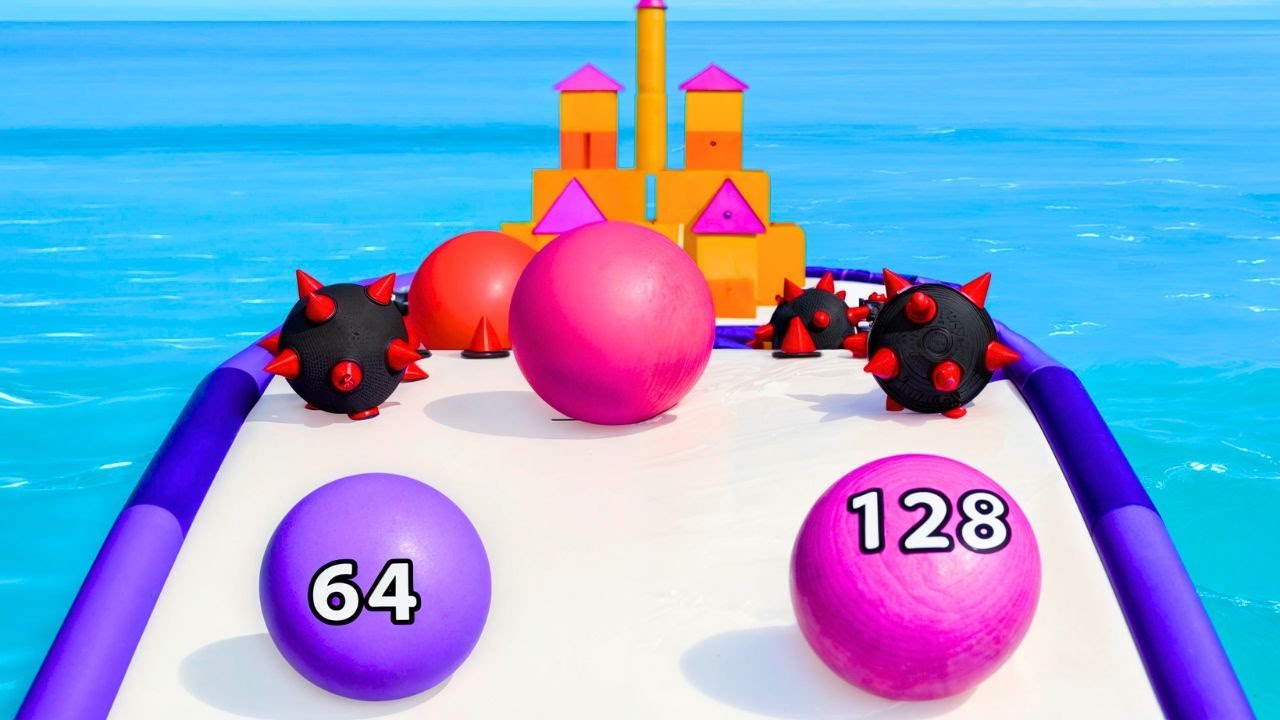 Match Balls 2048 - Ball Merge 3D ! All levels Gameplay (992-998 ...