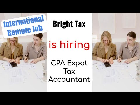 Hiring CPA Expat Tax Accountant | Worldwide Remote Jobs | Accounting ...
