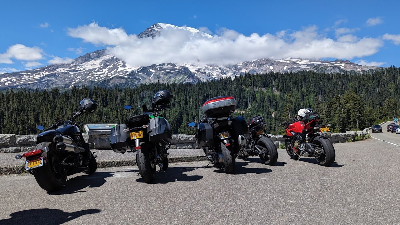 Motorcycle ride to Mt.Rainier National Park from Portland | Ninja | ZX ...