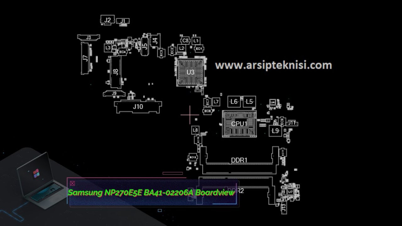 samsung-np270e5e-ba41-02206a-boardview-youtube
