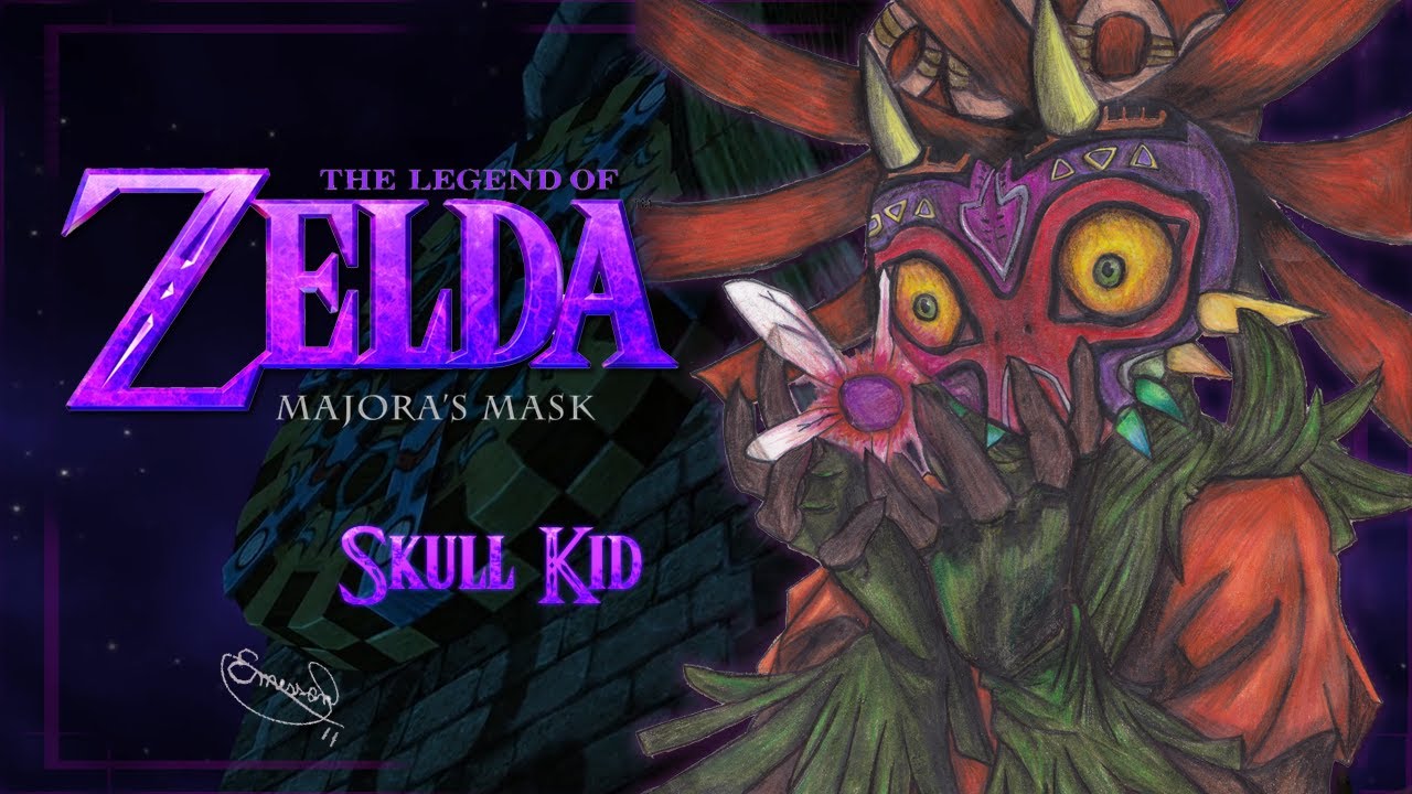 Skull Kid (The Legend Of Zelda: Majora's Mask) || Painting Process ...