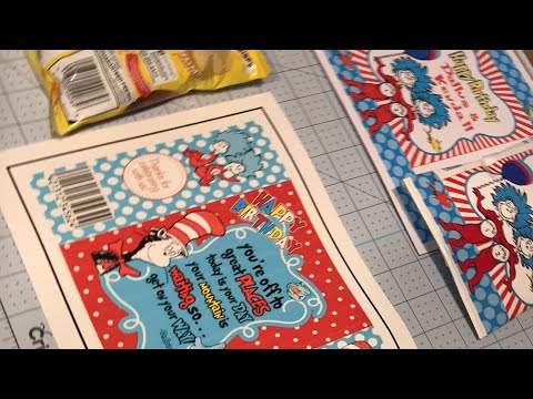 DYI dollar tree photo paper Ensamblando chips bags - YouTube