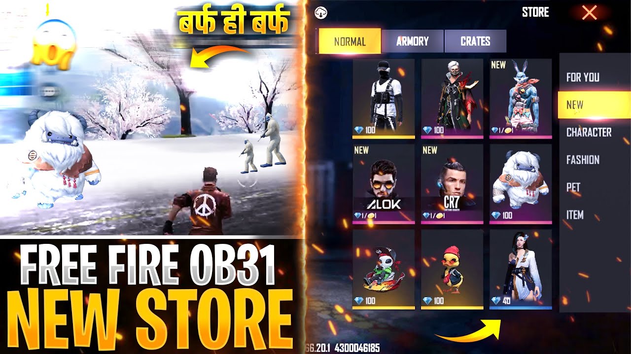 FREE FIRE NEW UPDATE FULL DETAILS 😱⚡ || NEW EMOTE, MAP, GUN, ANIMATION ...