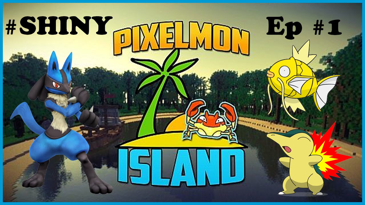 "SHINY?!" - Minecraft PIXELMON Island - Ep #1 ( Pokemon in Minecraft ...
