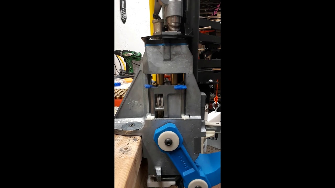 3d printed Case feeder for Dillon square deal B caliber 45LC - YouTube