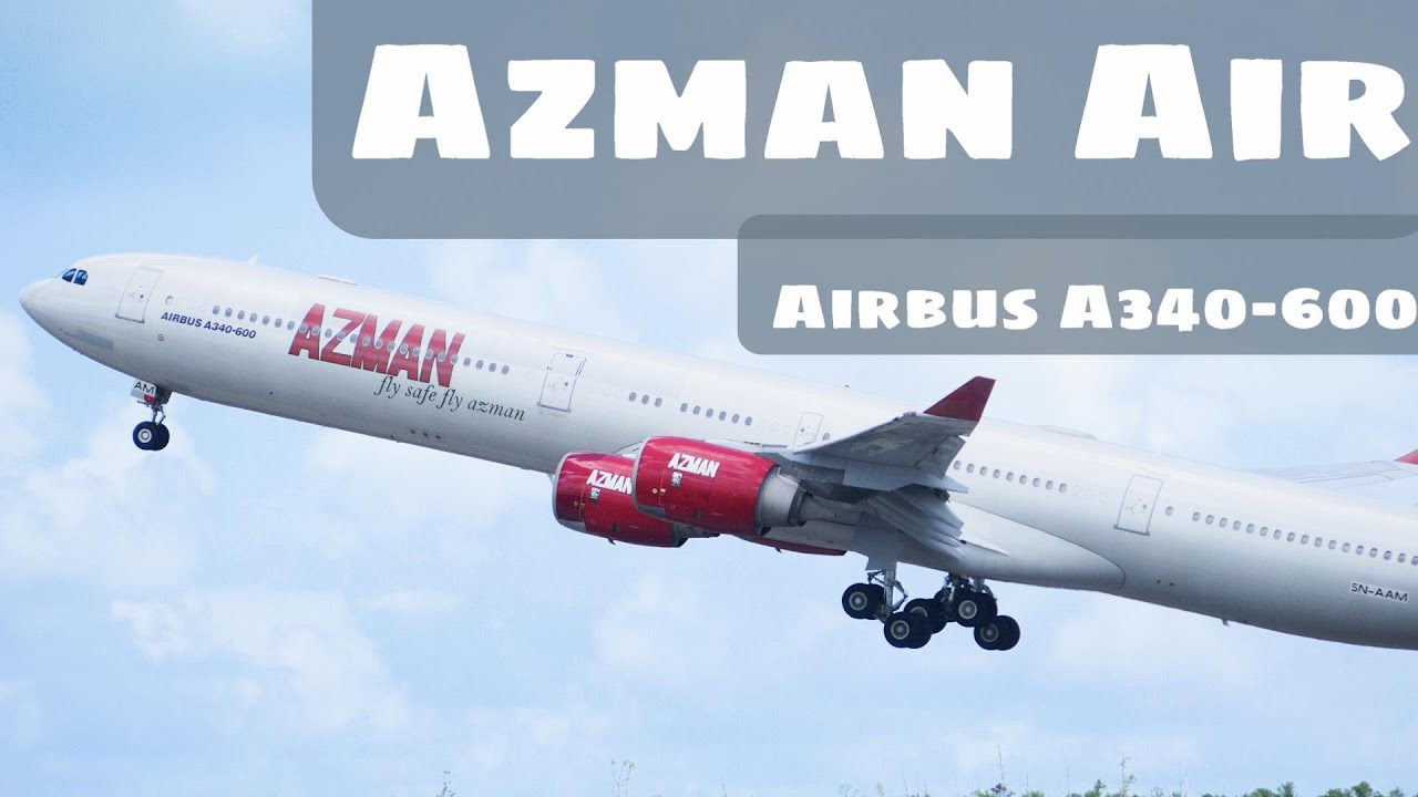Stunning Departure - Azman Air Airbus A340-642 | Nassau, The Bahamas ...