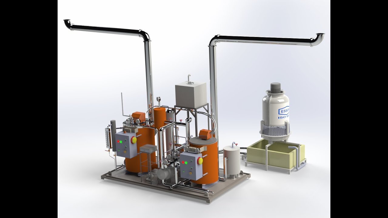 Working of Boiler System |Fluid Flow Animation | This Animation Shows ...