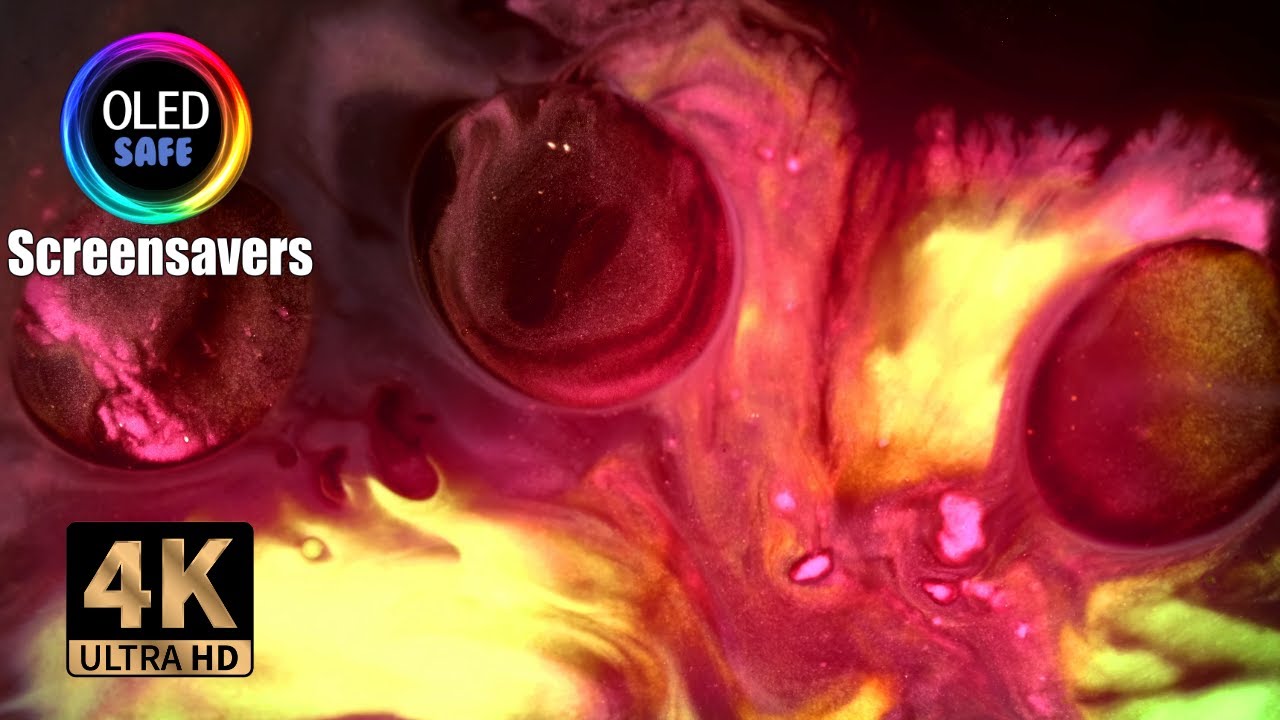 Flowing Radiant Color Screensaver - 10 Hours - 4K - OLED Safe - For ...